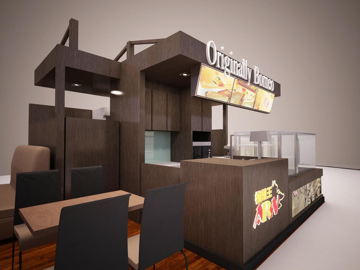 Originally Borneo Coffee hub - Living Cube Studio