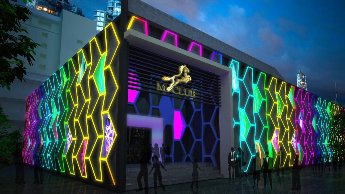 M Club Facade Design - living cube studio